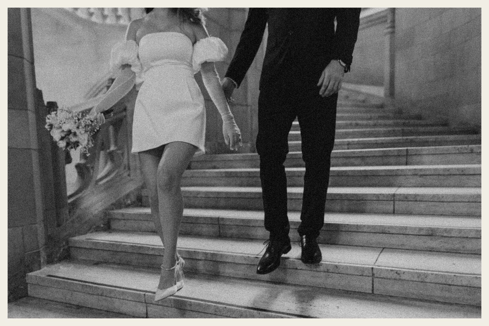 Styled Editorial Wedding Portraits at the UW Suzzallo Library