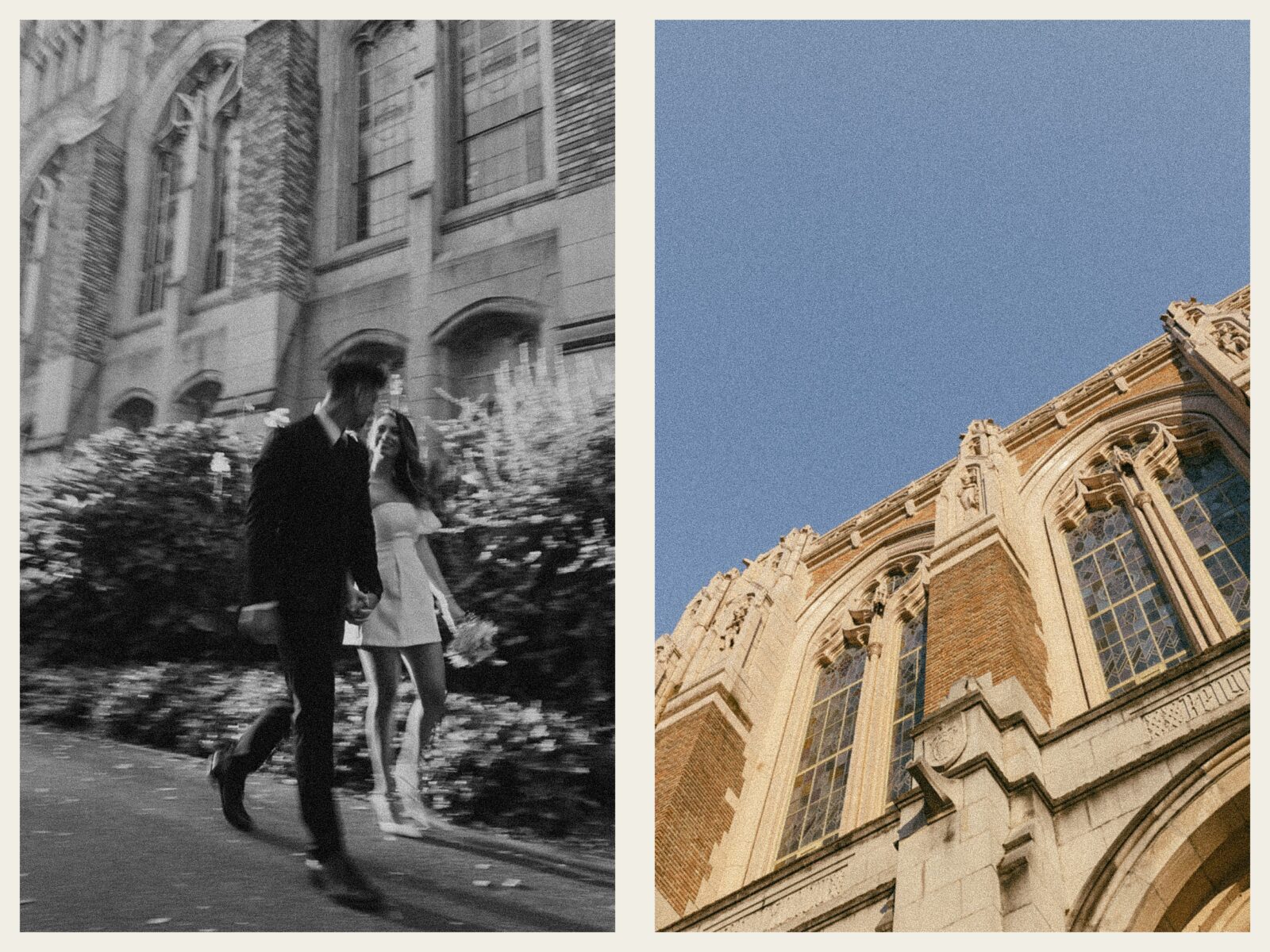 Styled Editorial Wedding Portraits at the UW Suzzallo Library